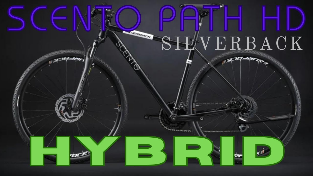 SILVERBACK HYBRID ON SALE | SCENTO PATH BUDGET HYBRID BIKE - YouTube