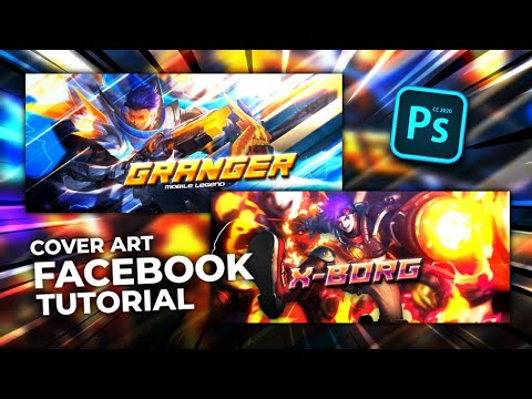 Mobile Legend Facebook Cover Art Tutorial | Pixellab & PS Touch - YouTube
