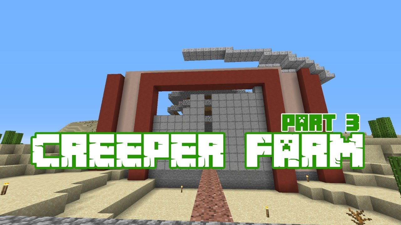 Building a Creeper Farm | Minecraft 1.15 | Part 3 - YouTube