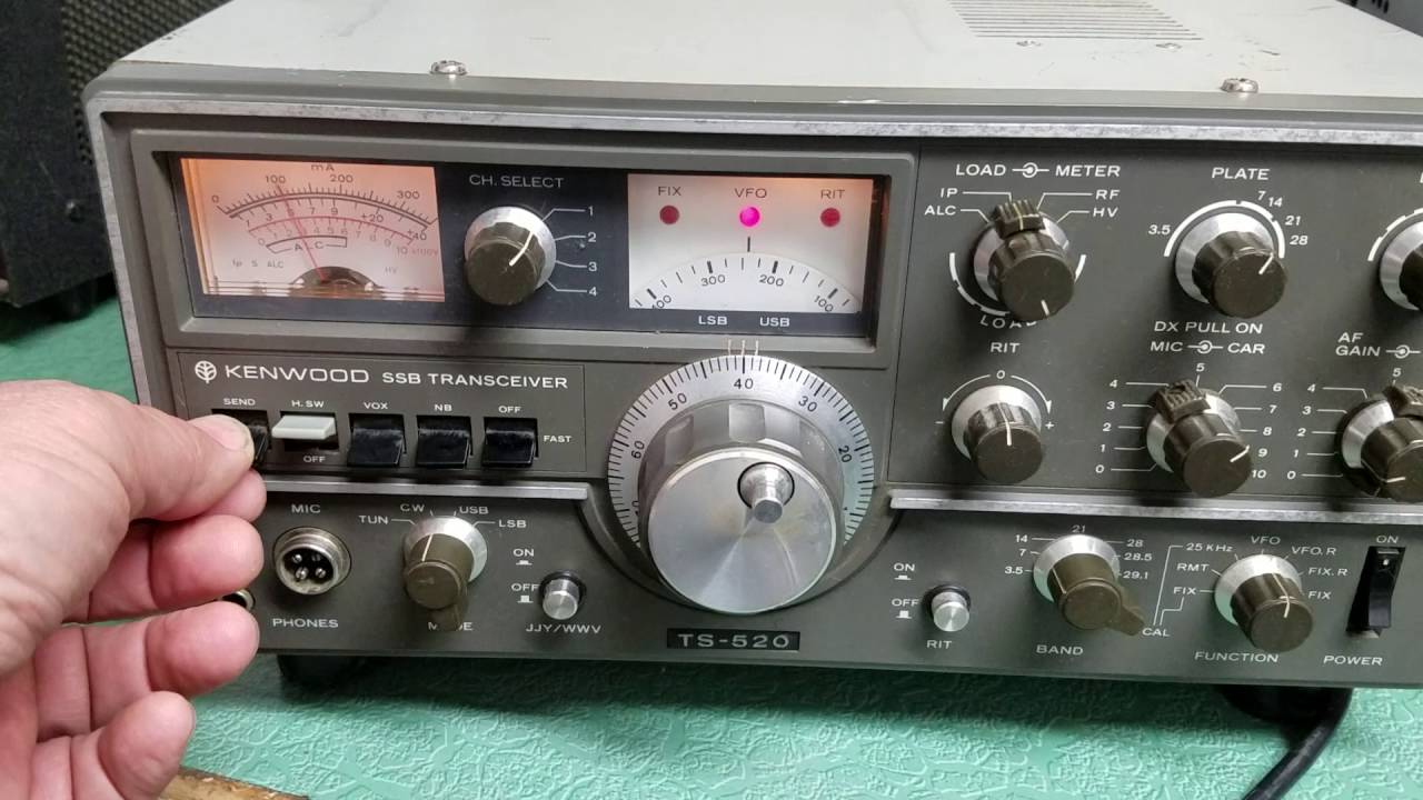 Kenwood TS-520 - YouTube