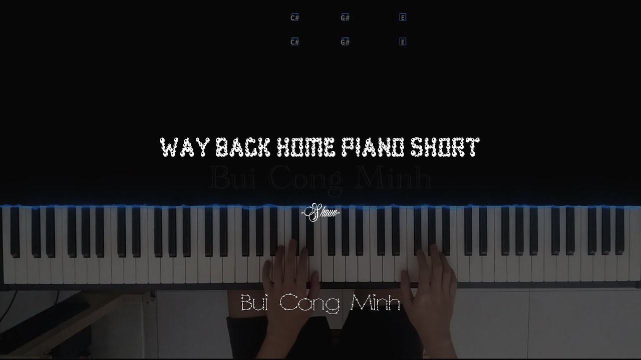 Way Back Home Piano Short - Shaun (deleted) - YouTube