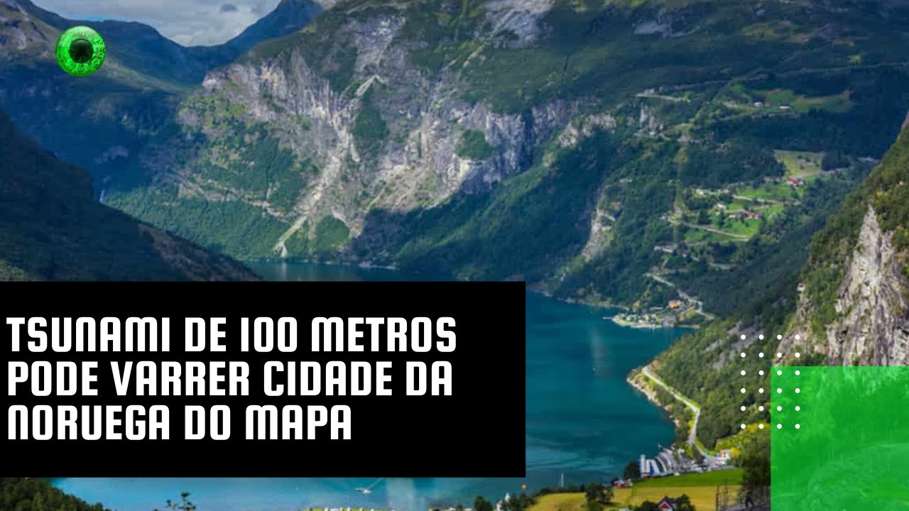Tsunami de 100 metros pode varrer cidade da Noruega do mapa - YouTube