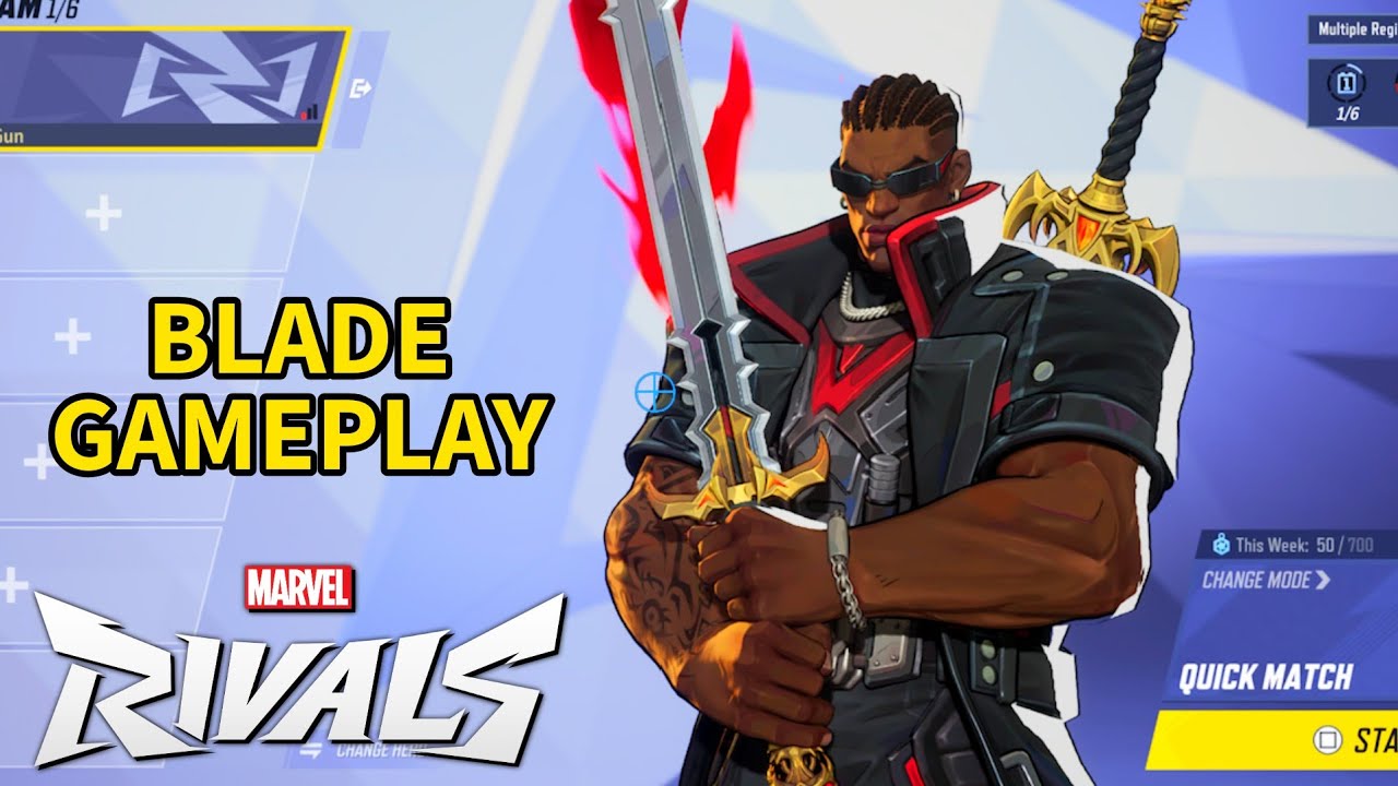 Marvel Rivals - BLADE Gameplay (Full Match) | No Commentary - YouTube