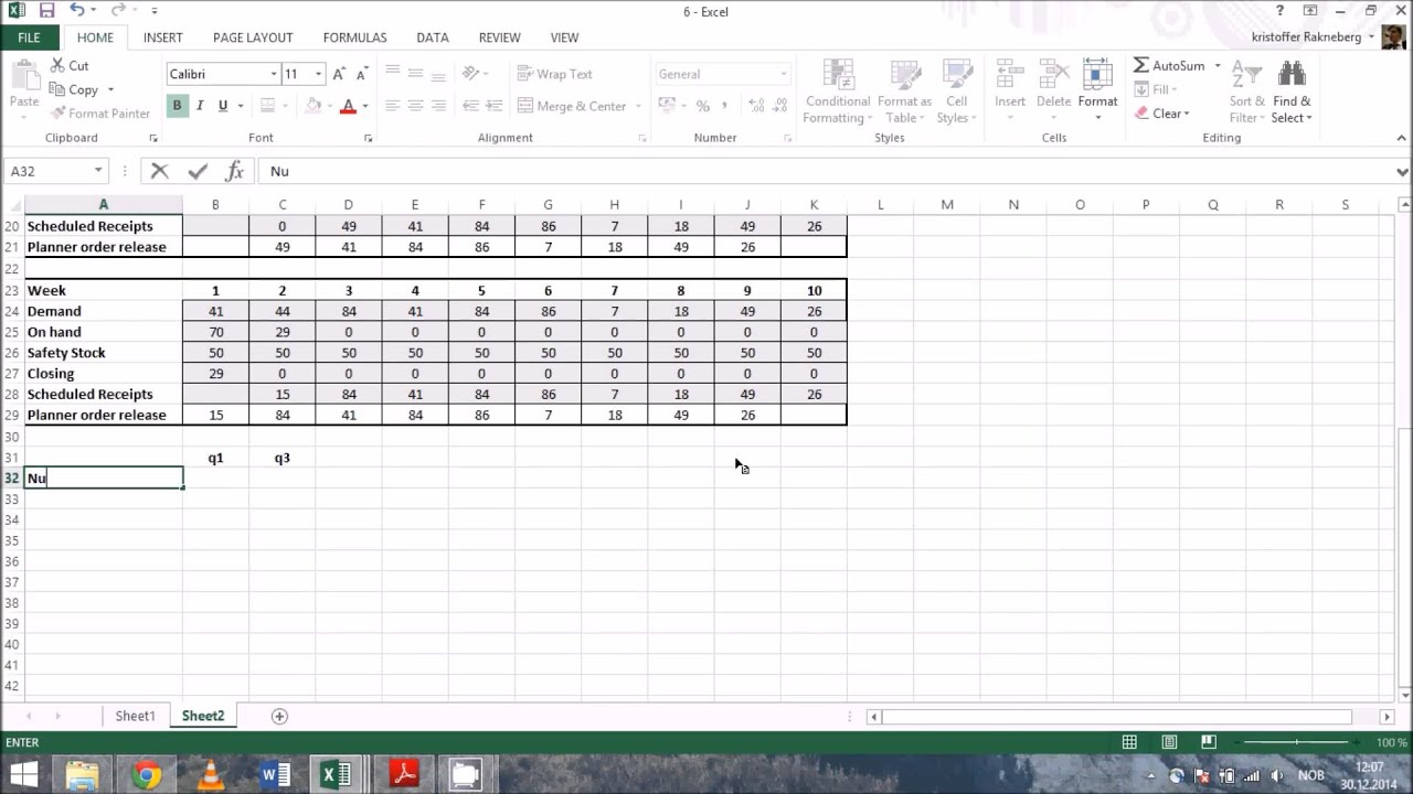 Exercise 6 - MRP - YouTube