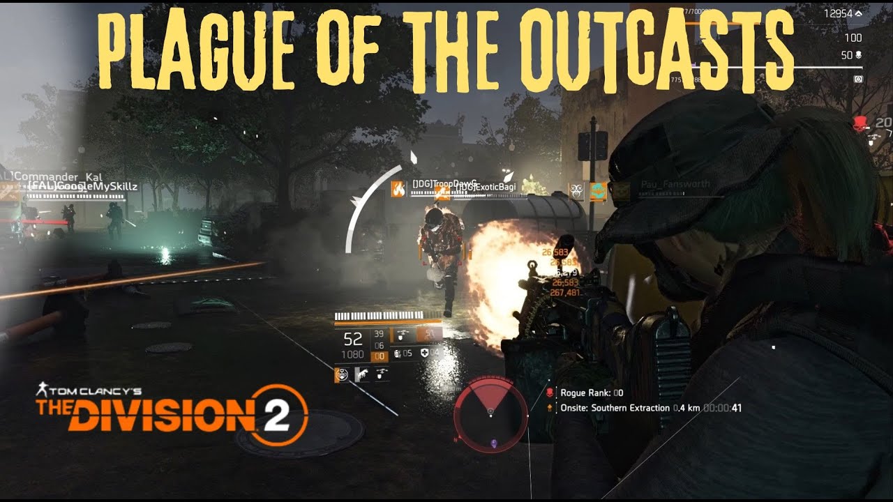 The Division 2 I Plague of the Outcasts I Dark zone PvP I TU19.2 - YouTube