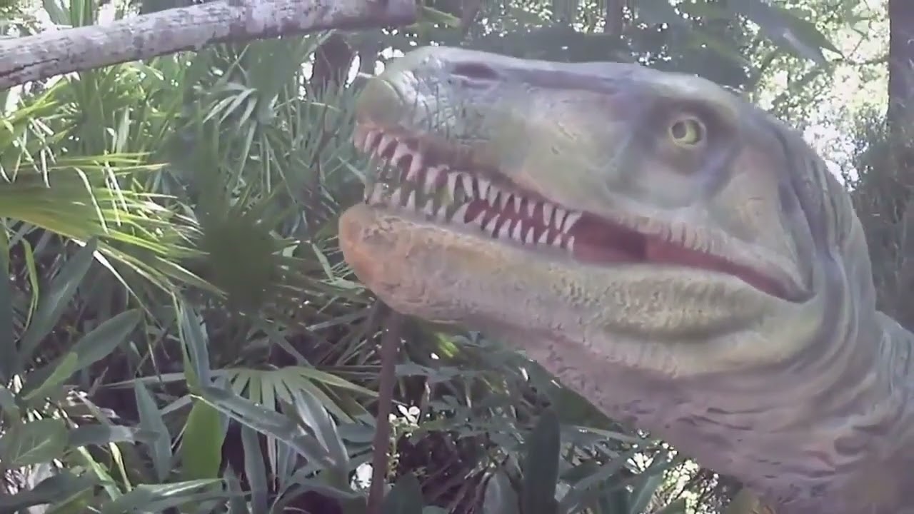 Free Stock Footage Attacking Dinosaur 1 - YouTube