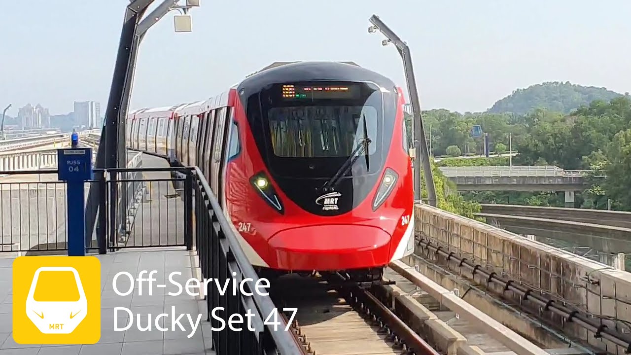 MRT PUTRAJAYA LINE (SSP LINE) [OFF-SERVICE] DUCKY SET 47 AT PUTRAJAYA ...