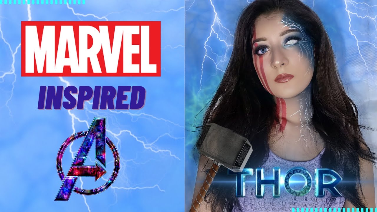 THOR inspired makeup tutorial | Marvel | Avengers - YouTube