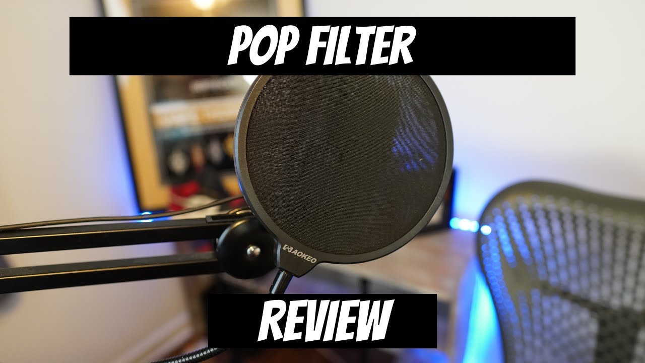 Is It The BEST Pop Filter? (Aokeo Professional Microphone Pop Filter ...