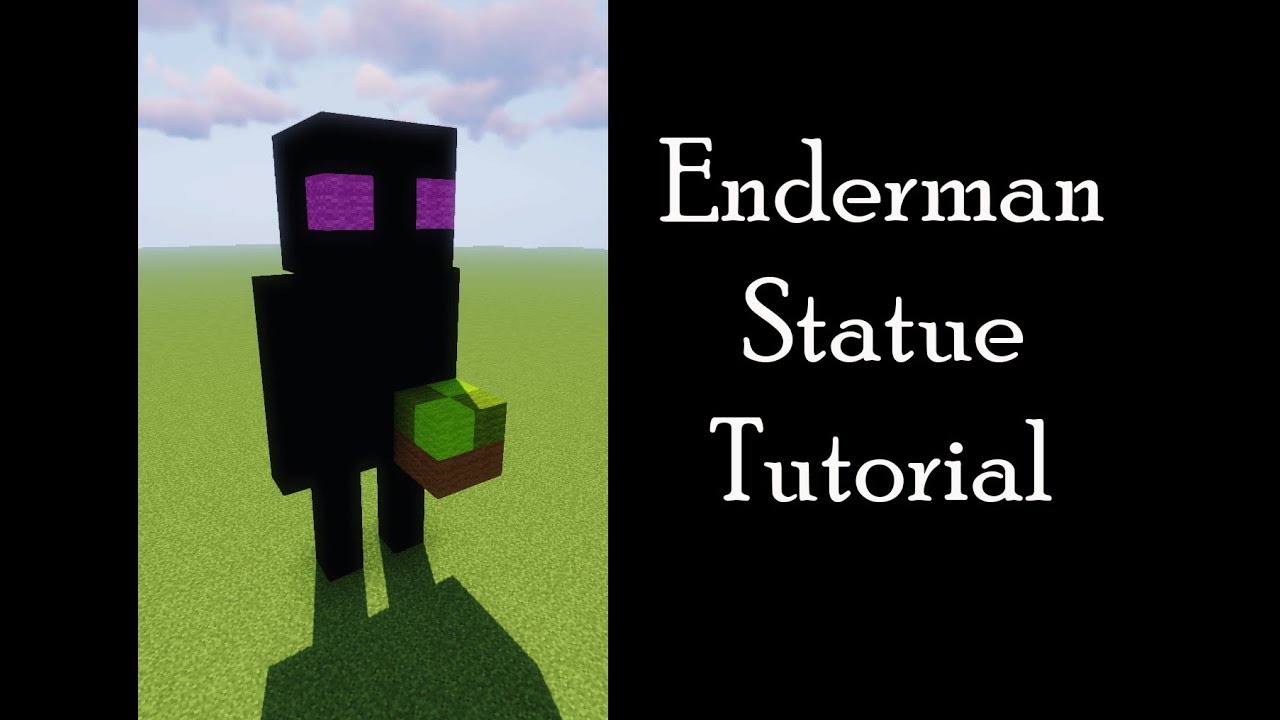 Minecraft Enderman Build Tutorial - YouTube