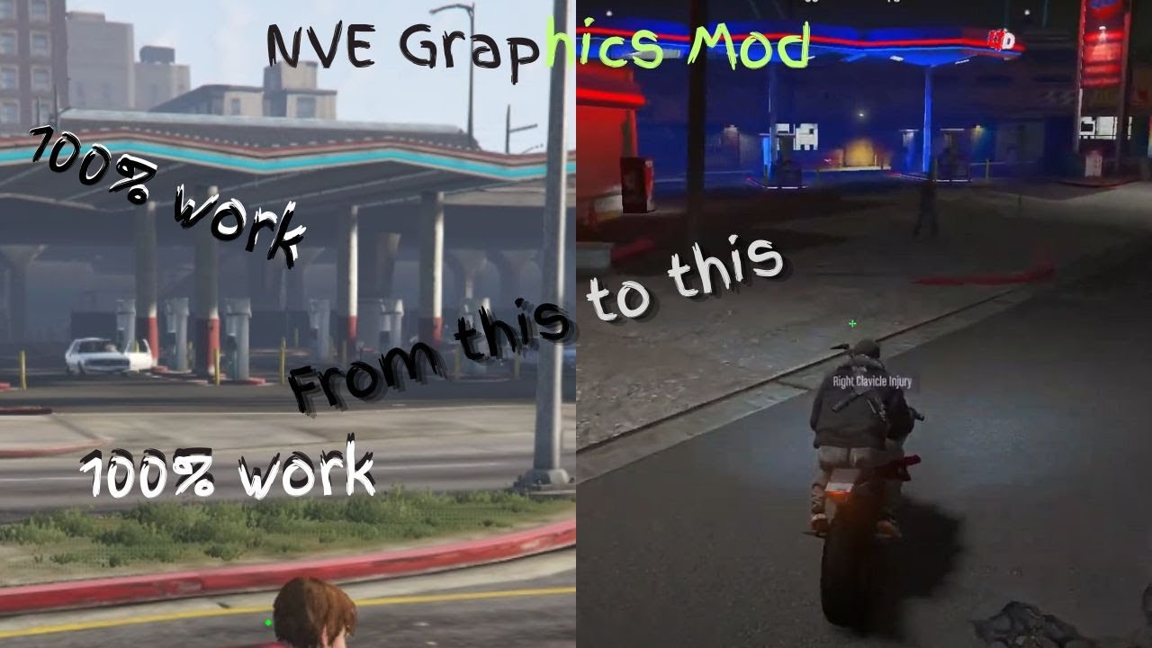 NVE graphics mod with ReShade GTA V setup - YouTube