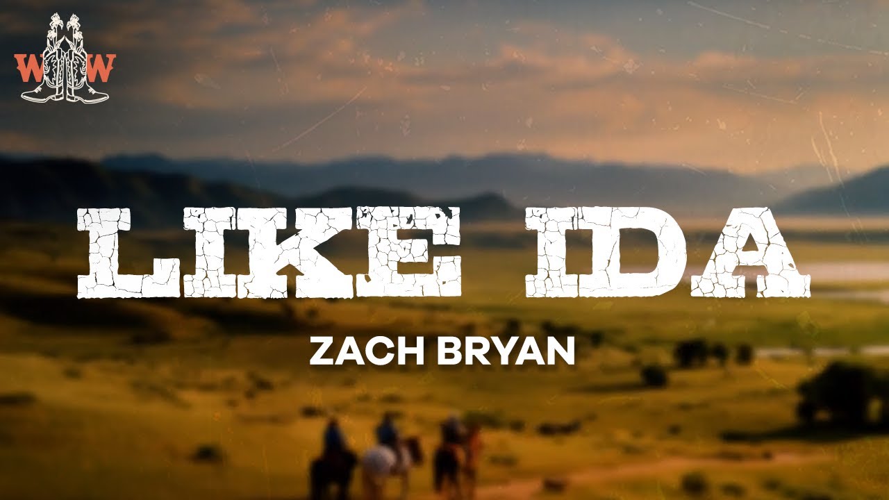 zach bryan - like ida (lyrics) - YouTube
