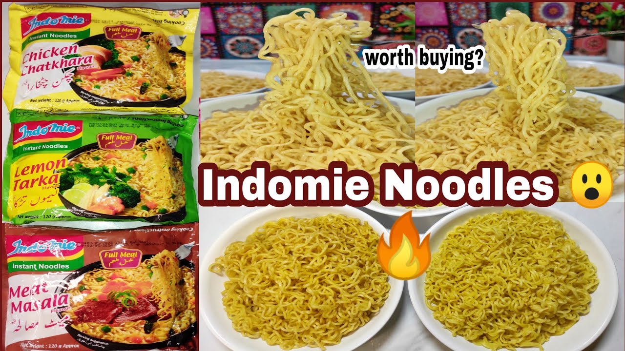Trying indomie noodles for the first time 😋 instant noodles - YouTube