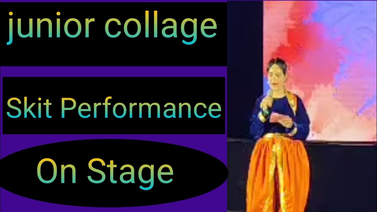 Junior Collage Performance On Stage👌👌 #Skit #schoolactivity#schoollife# ...