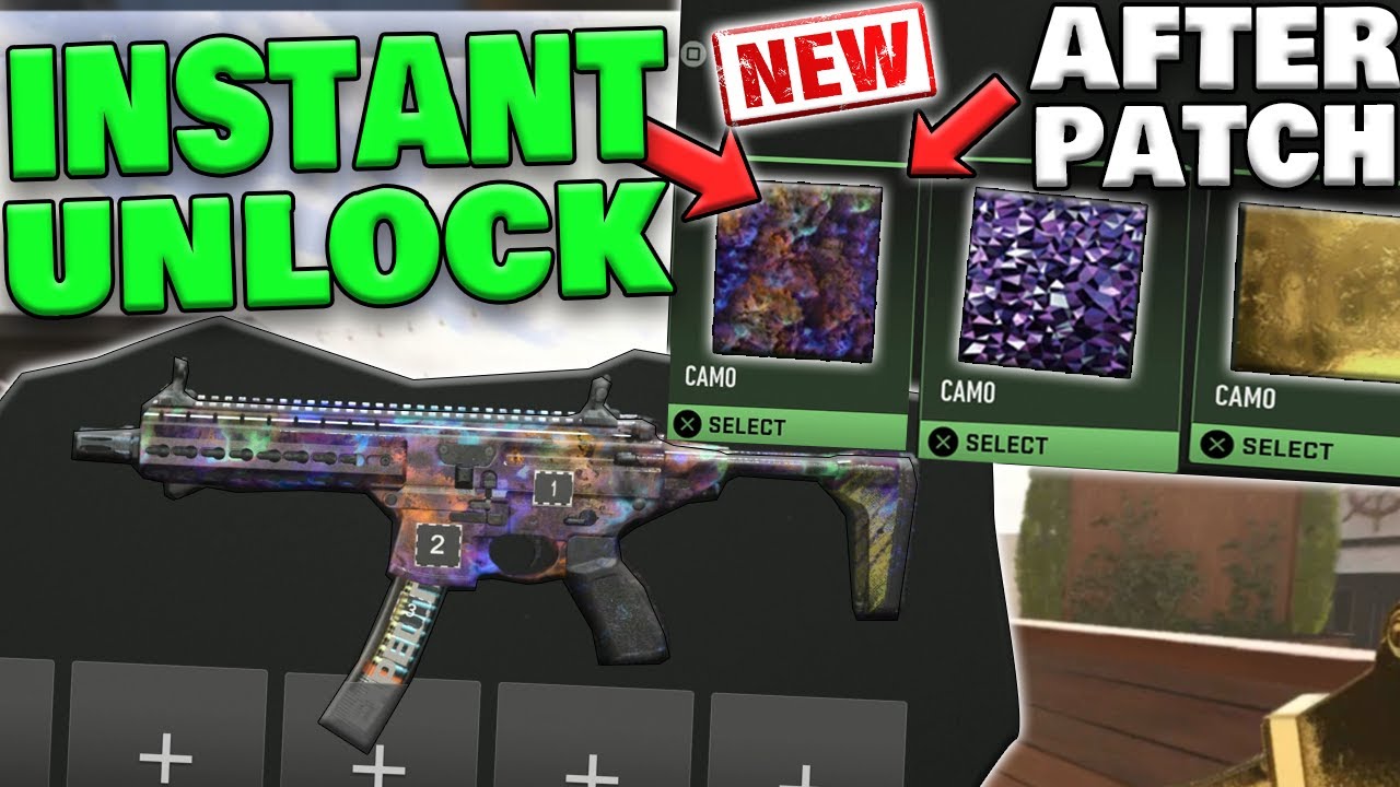 (NEW) INSTANT CAMO UNLOCK GLITCH AFTER PATCH! INSTANT UNLOCK ORION IN ...