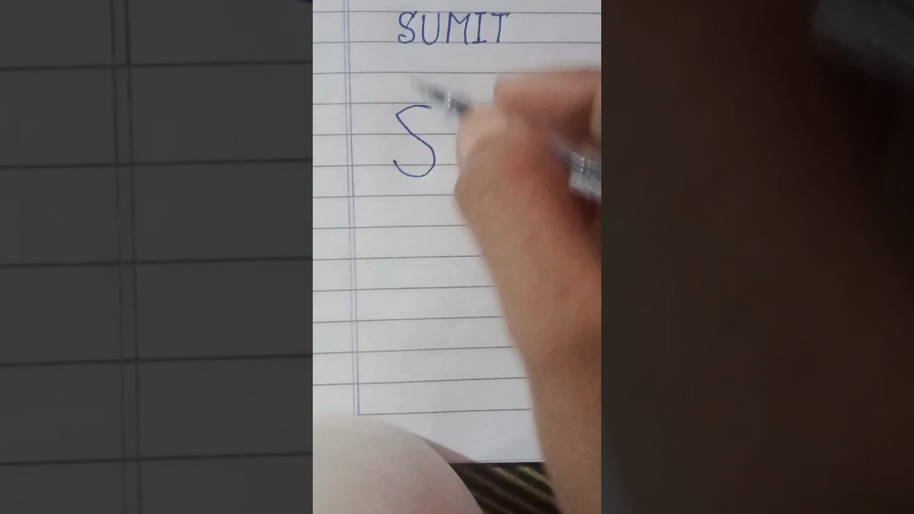 Sumit name logo design #logodesign #logodesigner #logo #video #shorts # ...