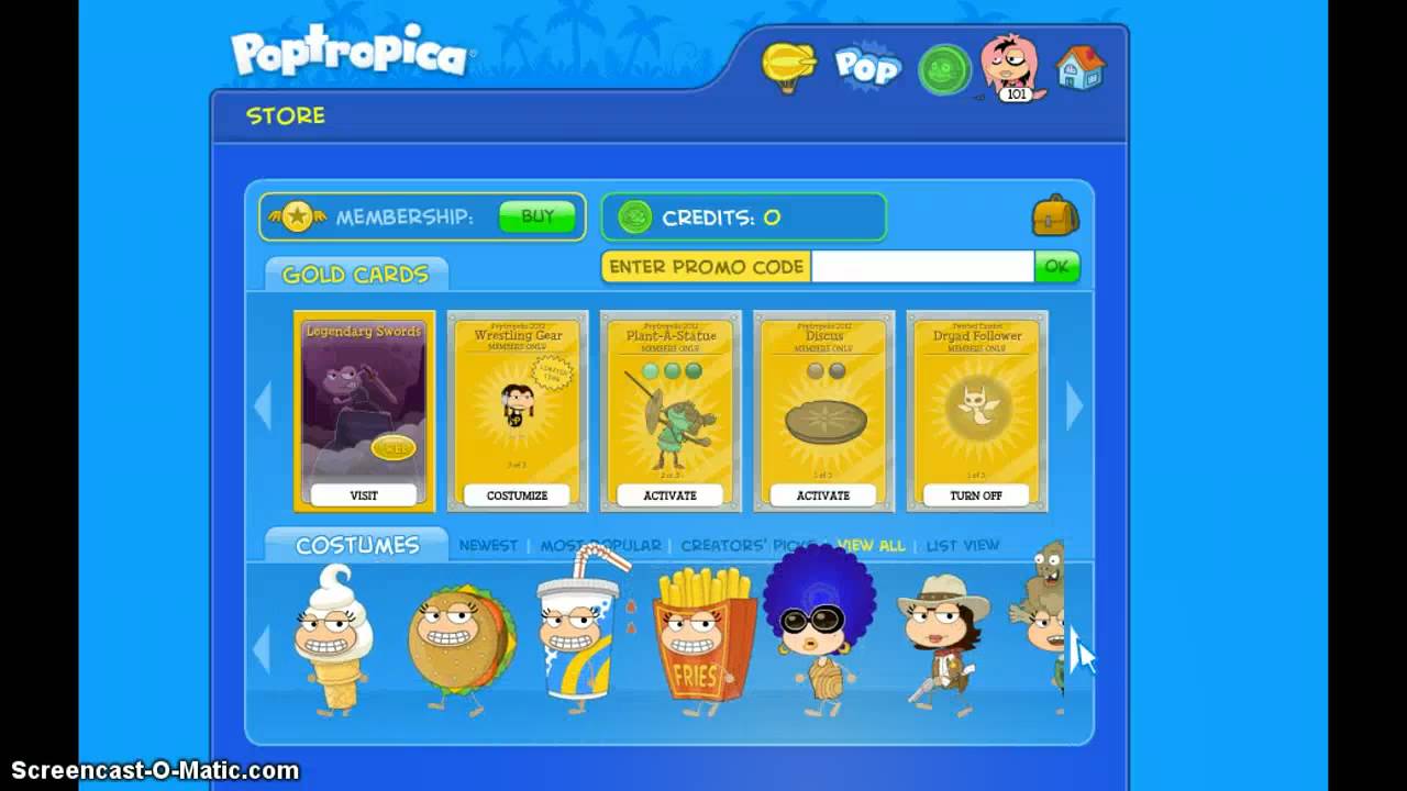 How To Have A Cool Look In Poptropica - YouTube