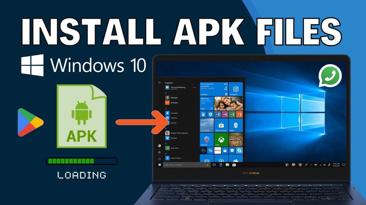 How to Install APK Files in Windows 10 | how to run android apps on ...