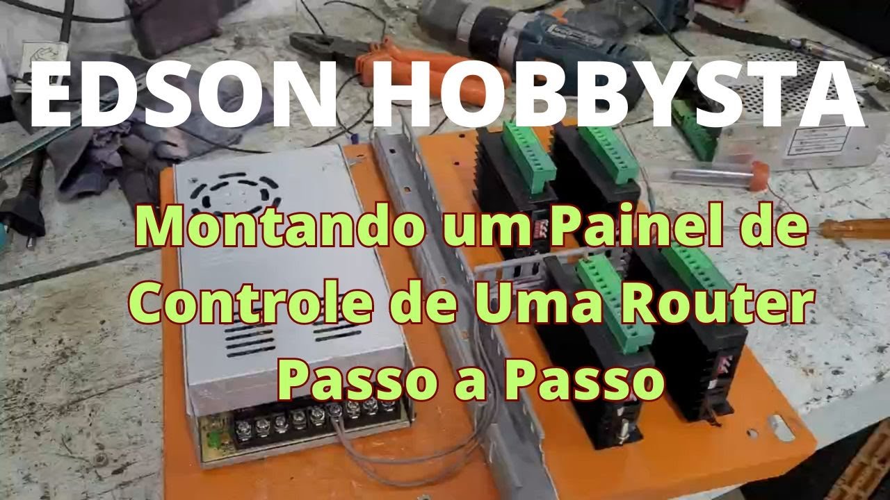 Montando Um Painel de Controle de Uma Router Passo a Passo - YouTube