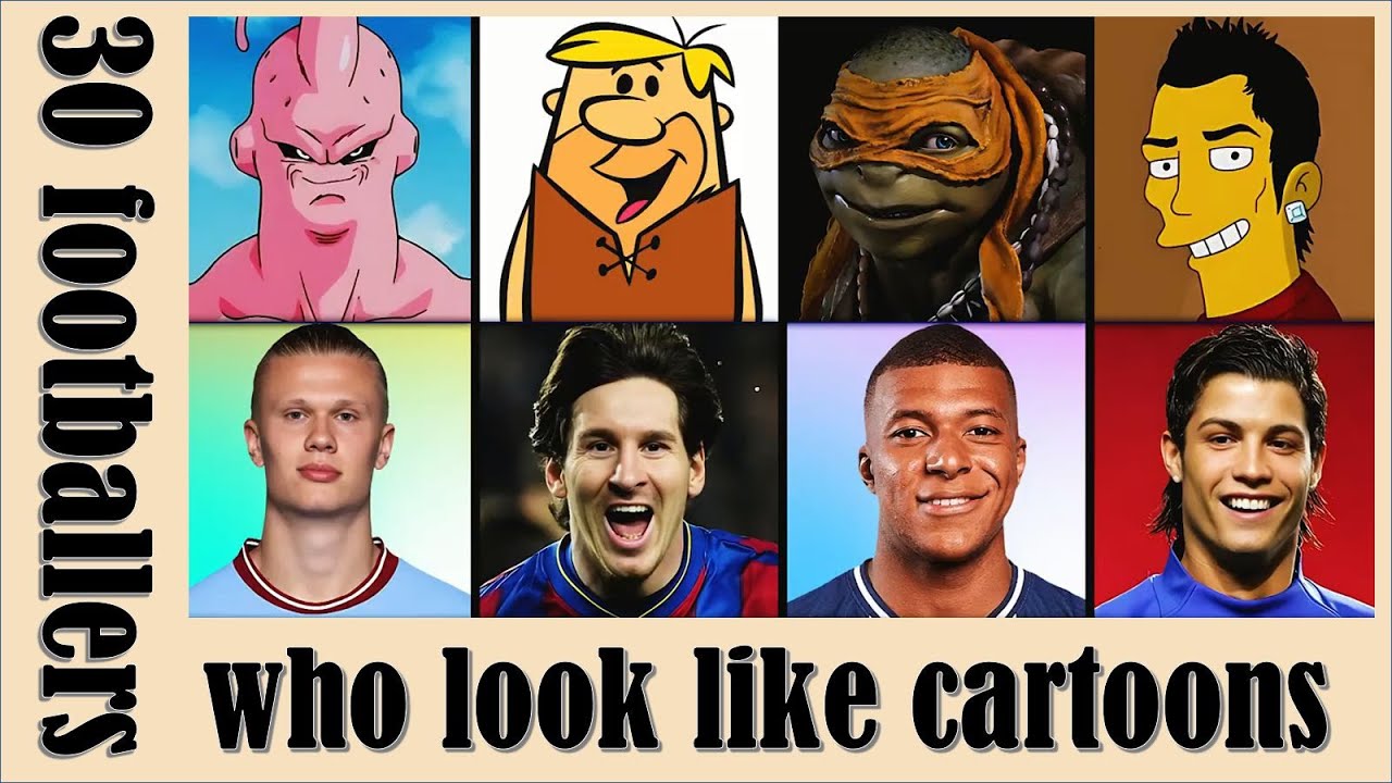 30 footballers who look like cartoons...just for laught...dataprosport ...