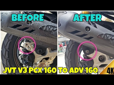 JVT V3 PIPE PCX 160 TO ADV 160 BRACKET CONVERSION FULL VLOG GUIDE (no ...