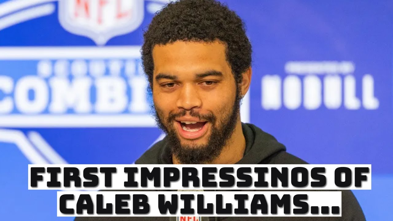First Impressions Of Caleb Williams From The NFL Draft Combine! - YouTube
