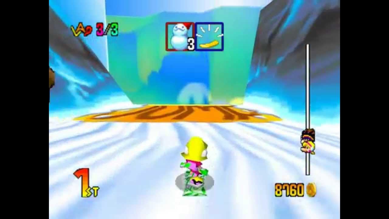 Snowboard Kids 2 (Nancy Run) - 3 - Jingle Town ~ Let's sing some ...