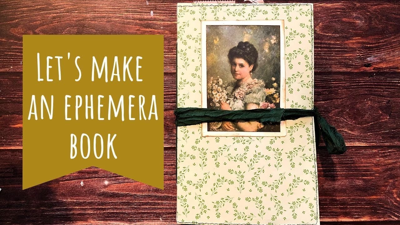 DIY Ephemera Storage Book - Tutorial - YouTube