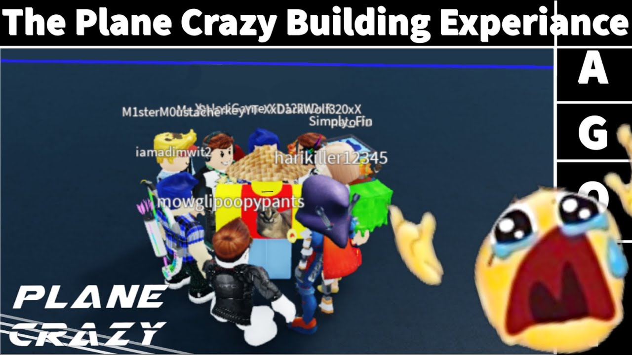 The Plane Crazy Building Experience. - Roblox Plane Crazy - YouTube