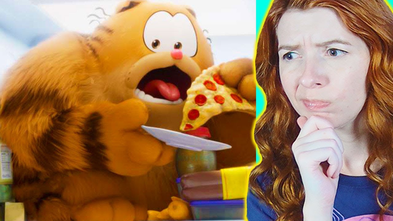 New Garfield looks sus 👀 THE GARFIELD MOVIE TRAILER REACTION - YouTube