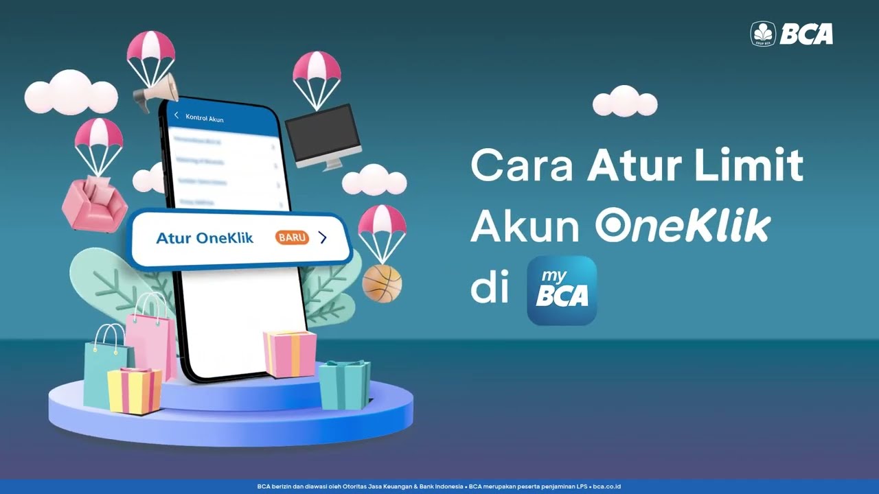 Cara Atur Limit Akun OneKlik di myBCA - YouTube