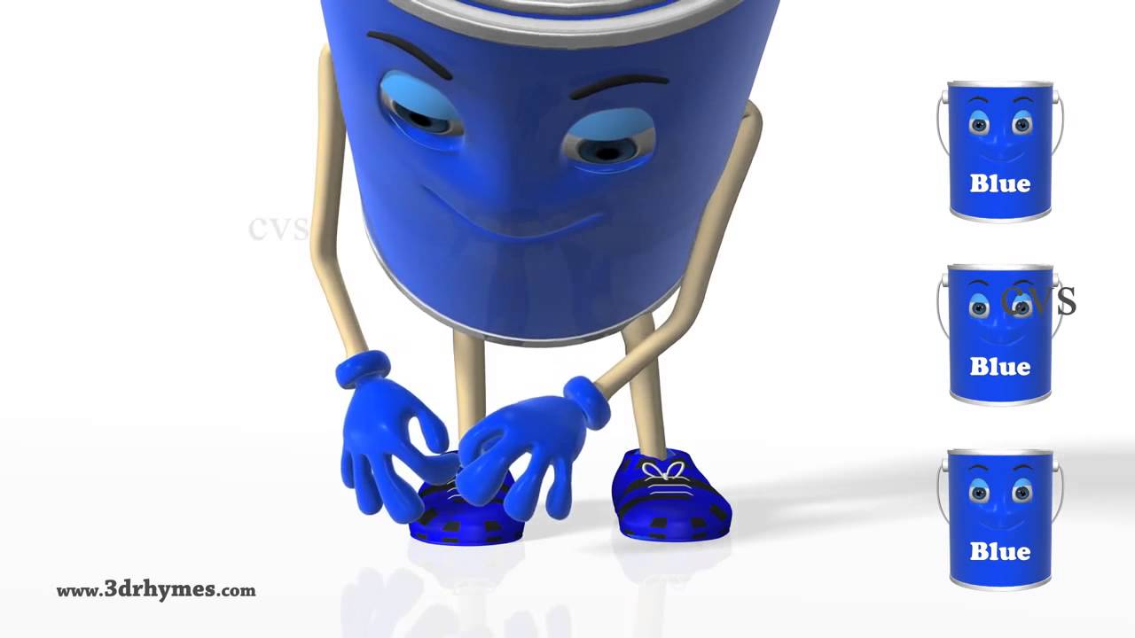 Learn Colors Song 2 3D Animation Colors Nursery Rhymes for children ...