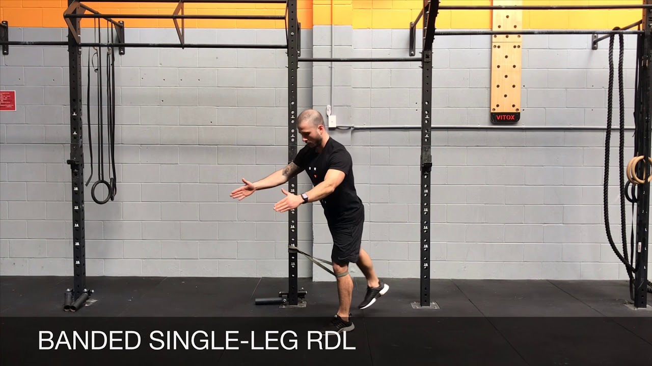 BANDED SINGLE-LEG RDL - YouTube