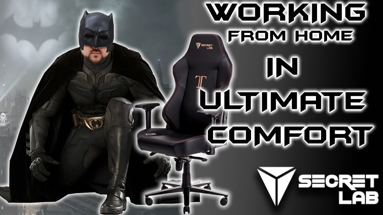 Working from Home? You Need This! | Secret Lab Dark Knight Edition ...