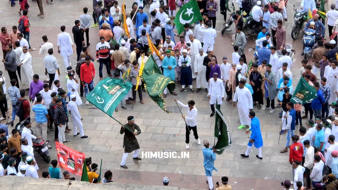 Juloos Charminar Live | eid E Milad un nabi 2022 | Jashne eid mubarak ...