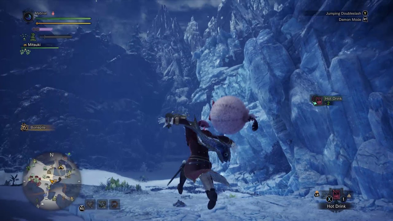 Monster Hunter: World: Iceborne - Wintermoon Nettle can be seen from ...