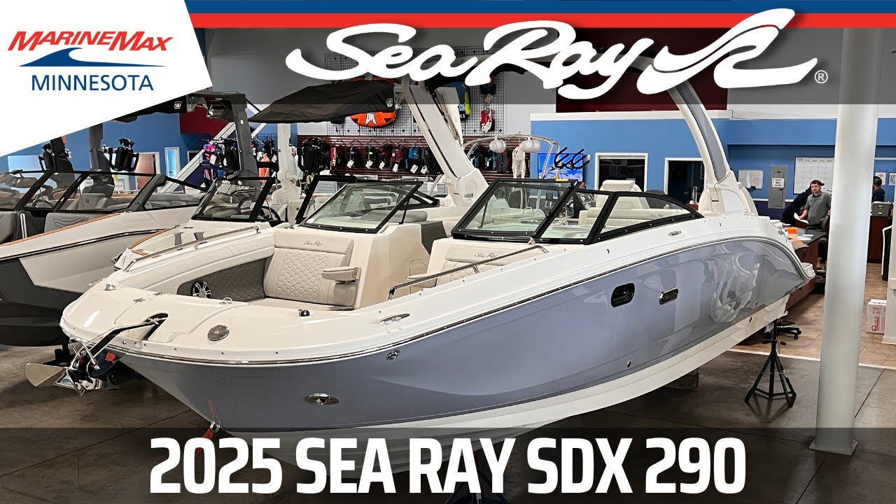 2025 Sea Ray SDX 290 | MarineMax Rogers - YouTube