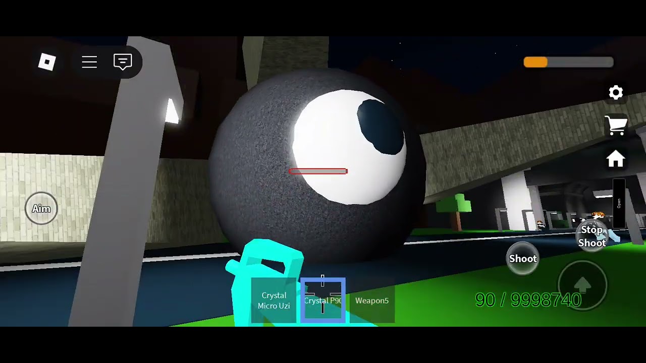 Fighting a boss in scp monsters with the best gun in the game - YouTube
