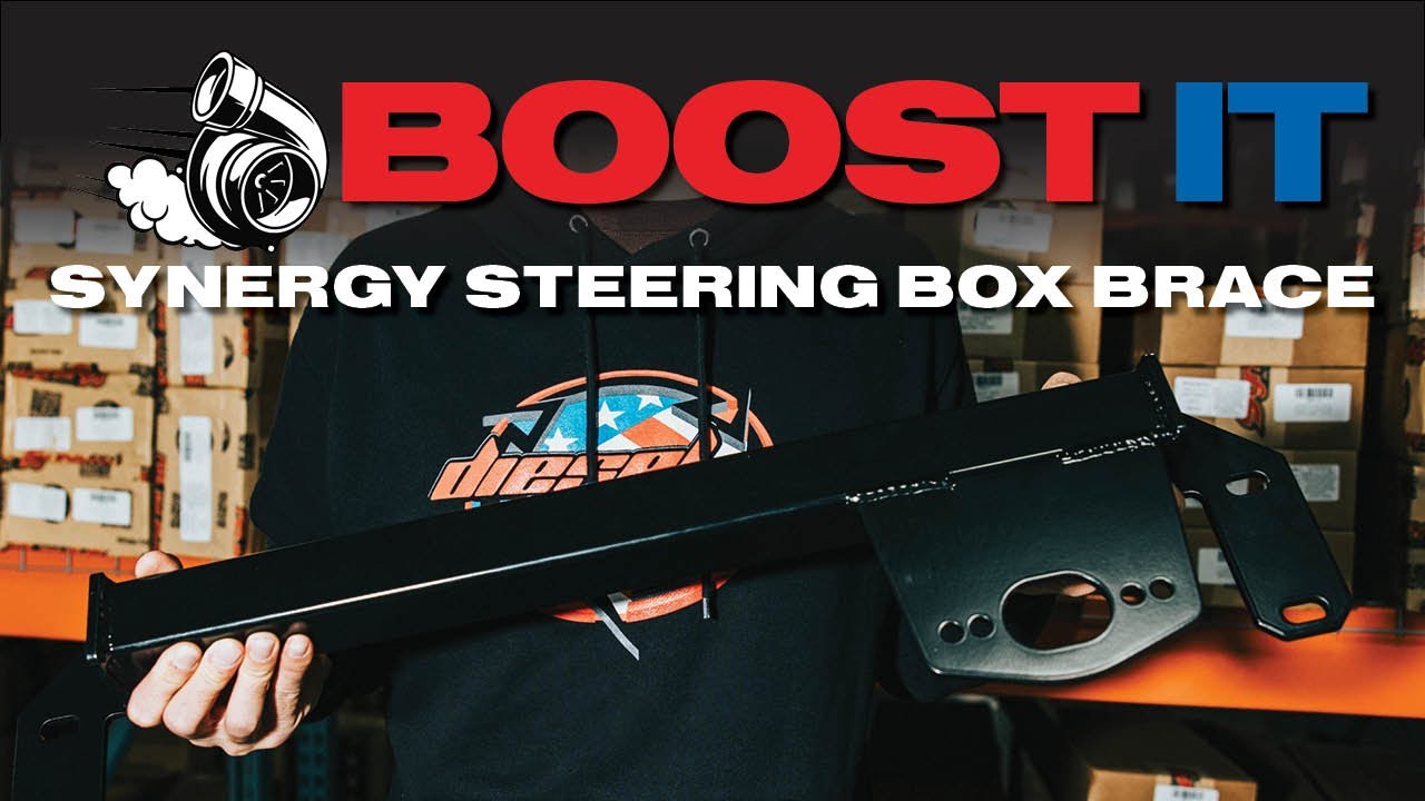 BOOST IT | SYNERGY STEERING BOX BRACE - YouTube