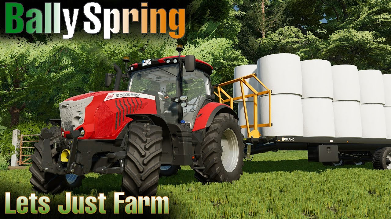 Silage Haul | BallySpring Lets Just Farm | Farming Simulator 22 | Ep 2 ...