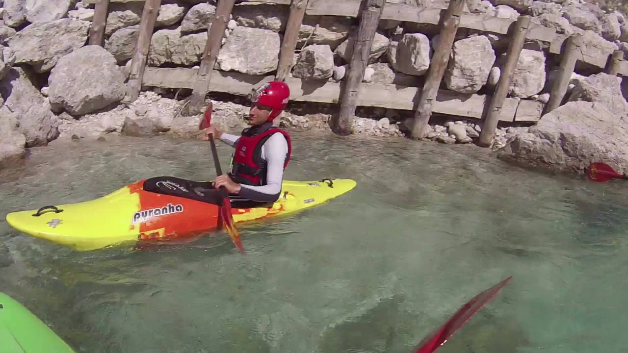 2nd day - skilltrick nr.1 - throwing the paddle around your neck - YouTube