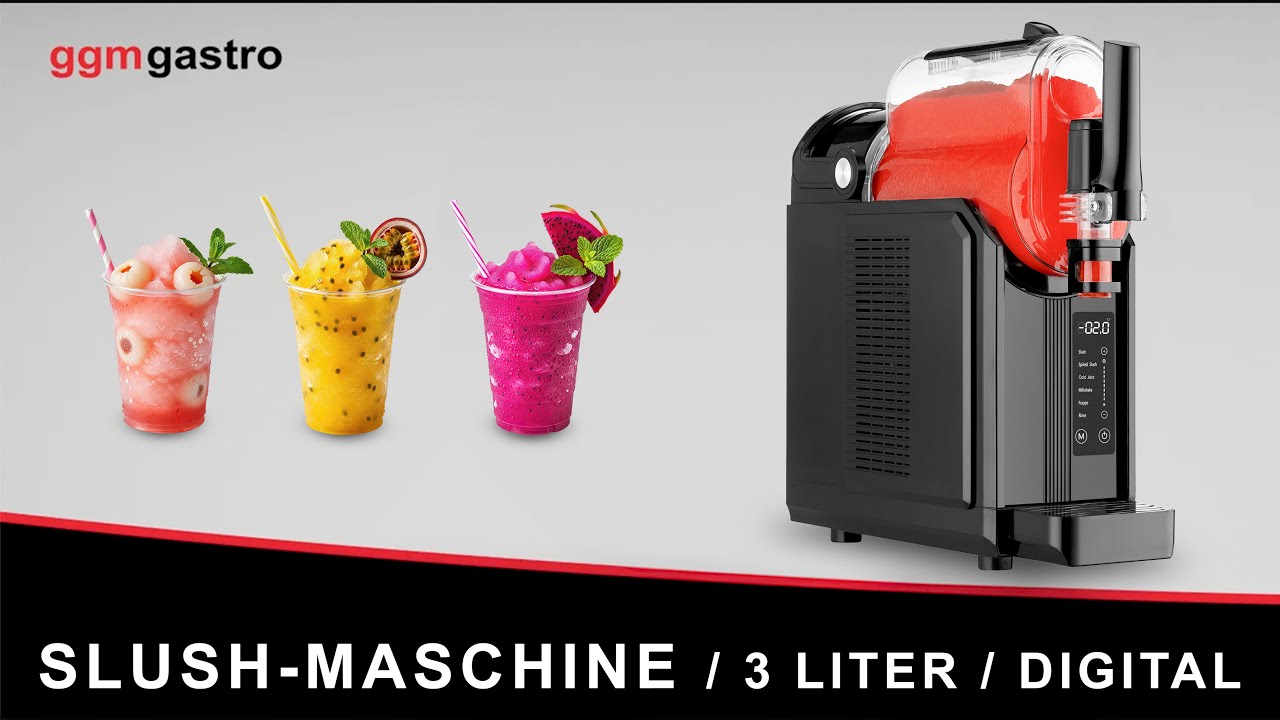 Slush-Maschine - 3 Liter - 200 Watt - digital - Schwarz - SMNC3 - GGM ...