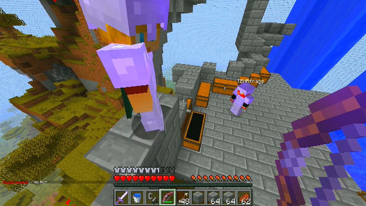 Minecraft BATTLE BUILD #1 with Vikkstar, Preston, Lachlan & Taz - YouTube