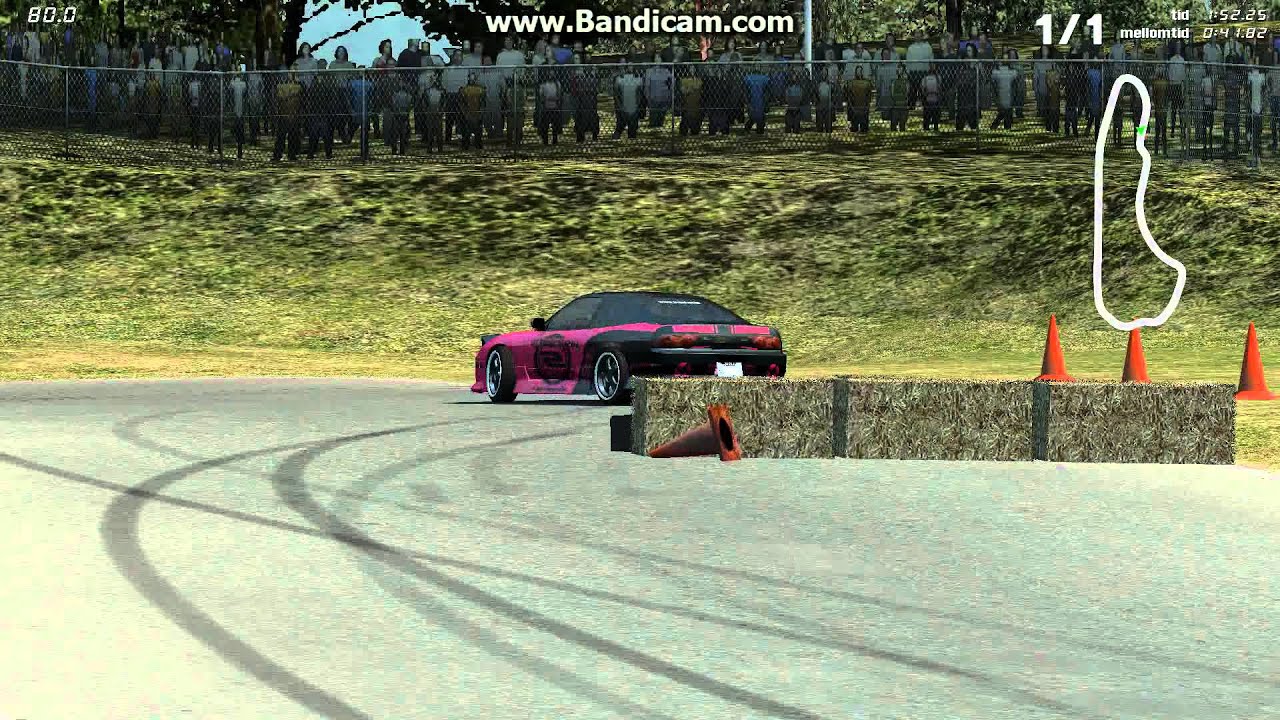 LFS Nissan 200sx DRIFT training (430bhp) G25 720° - YouTube