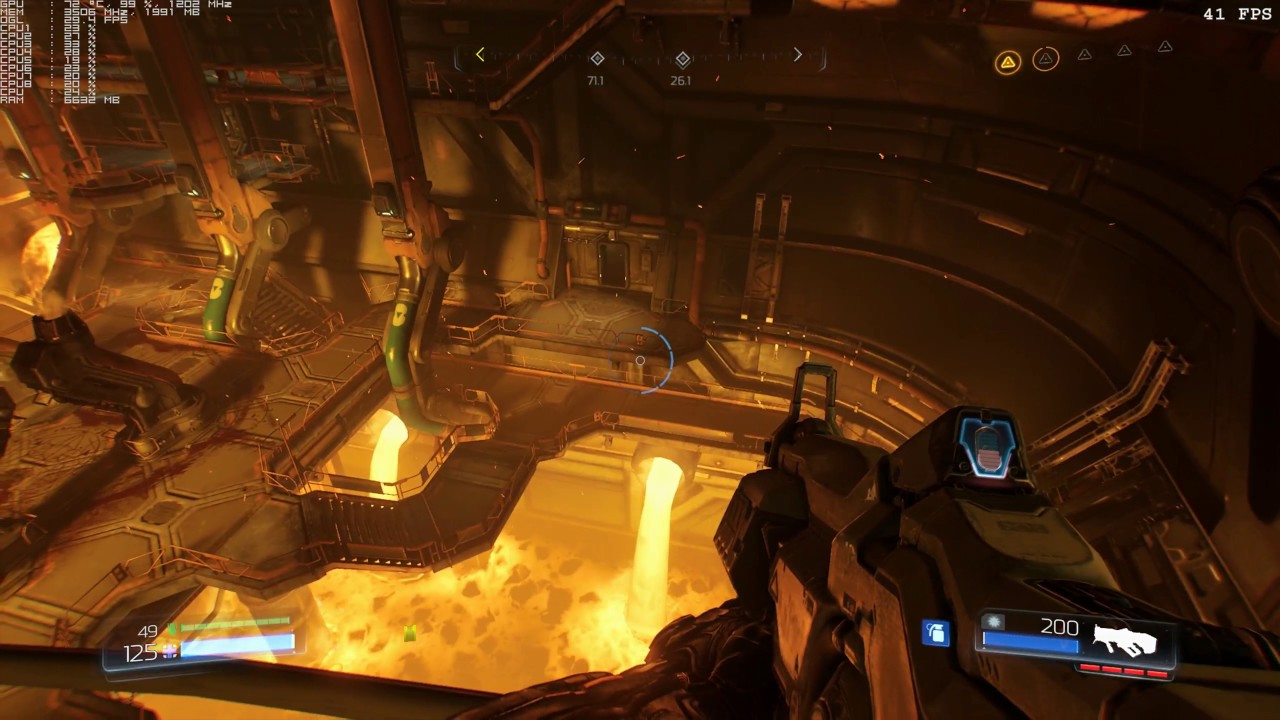 DOOM 4 (2016) gameplay | Core I7 860 + GTX 670 | OpenGL | (part 4 ...