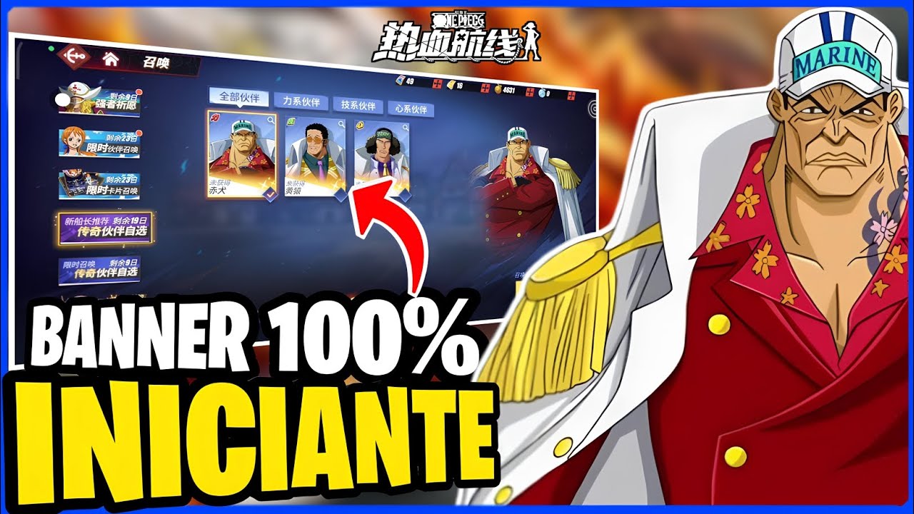 BANNER 100% GARANTIDO PARA INICIANTE AKAINU AOKIJI E KIZARU | ONE PIECE ...