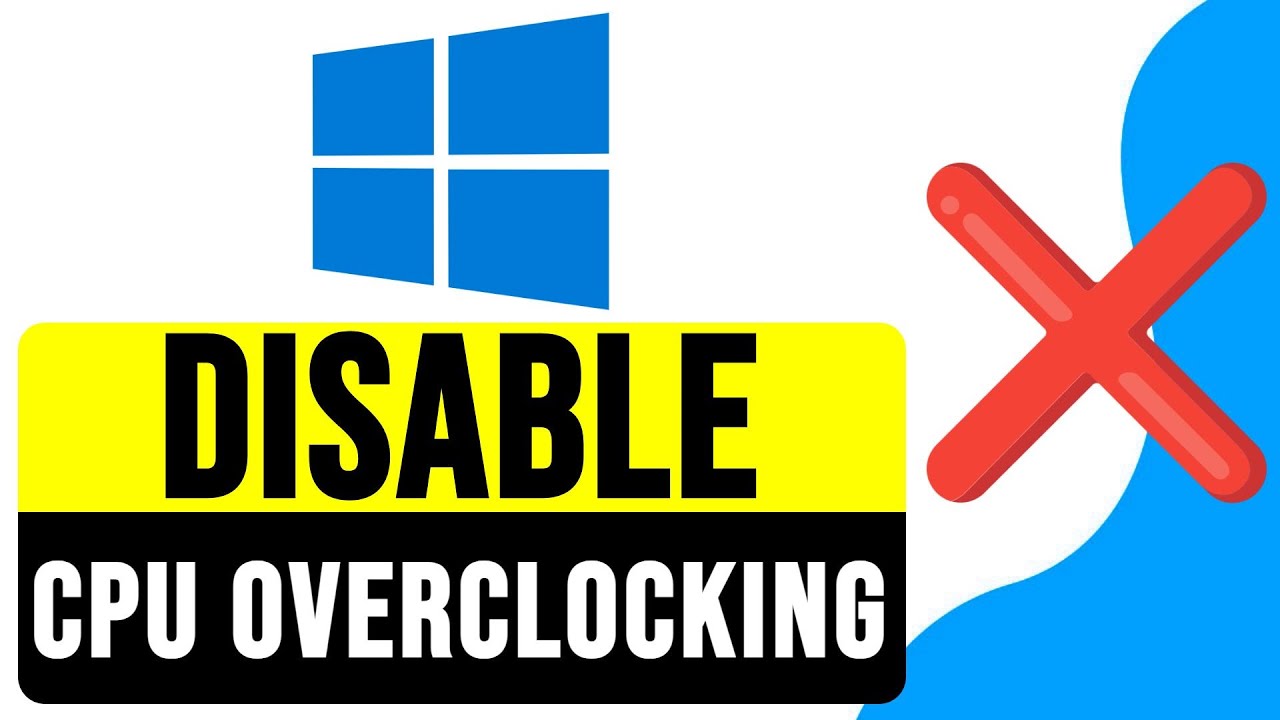 How to DISABLE CPU OVERCLOCKING in WINDOWS 10 WITHOUT BIOS 2024 | Turn ...