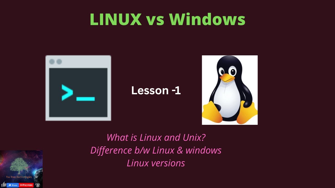What Is Linux? Simple Beginner’s Guide (Lesson 1) | #tvstreetechnologies #Linux #Software - YouTube
