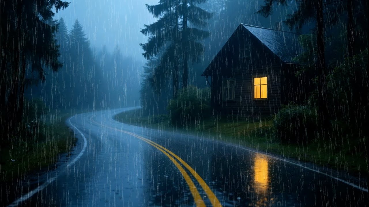 Relaxing Night Rain Sounds – Deep Sleep, Calm Mind, and Stress Relief ...