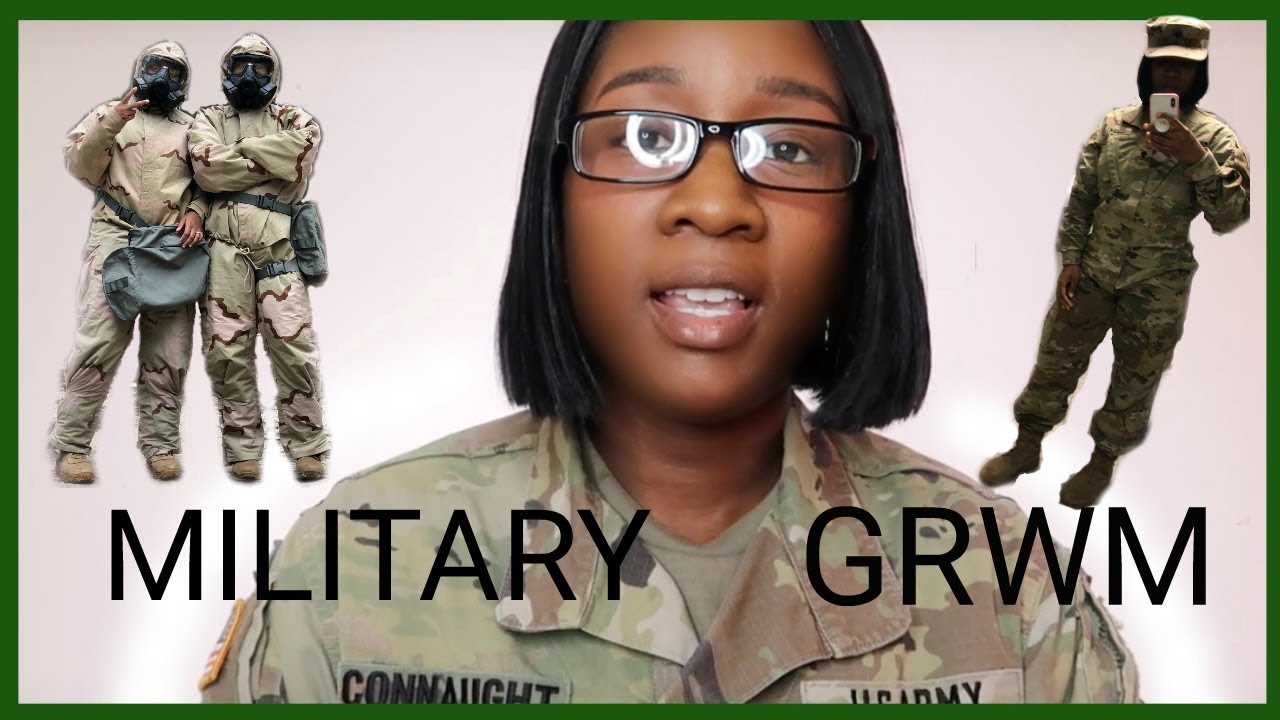 GRWM Military Edition ARMY Hair and Makeup - YouTube